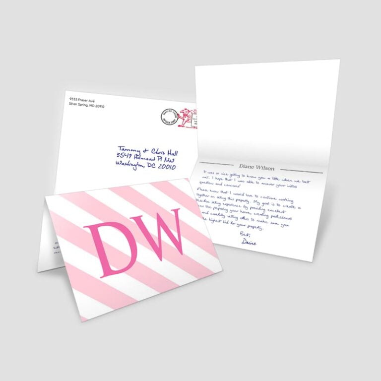 Folded Self Mailer - Way Better Postcard
